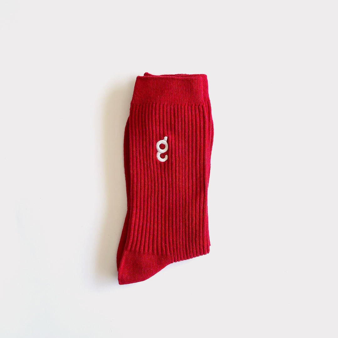 Calcetín Garza Rojo